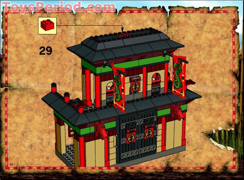 LEGO 7419 Dragon Fortress Instructions and Parts List