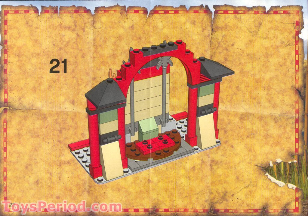 LEGO 7413 Passage of Jun-Chi Instructions and Parts List