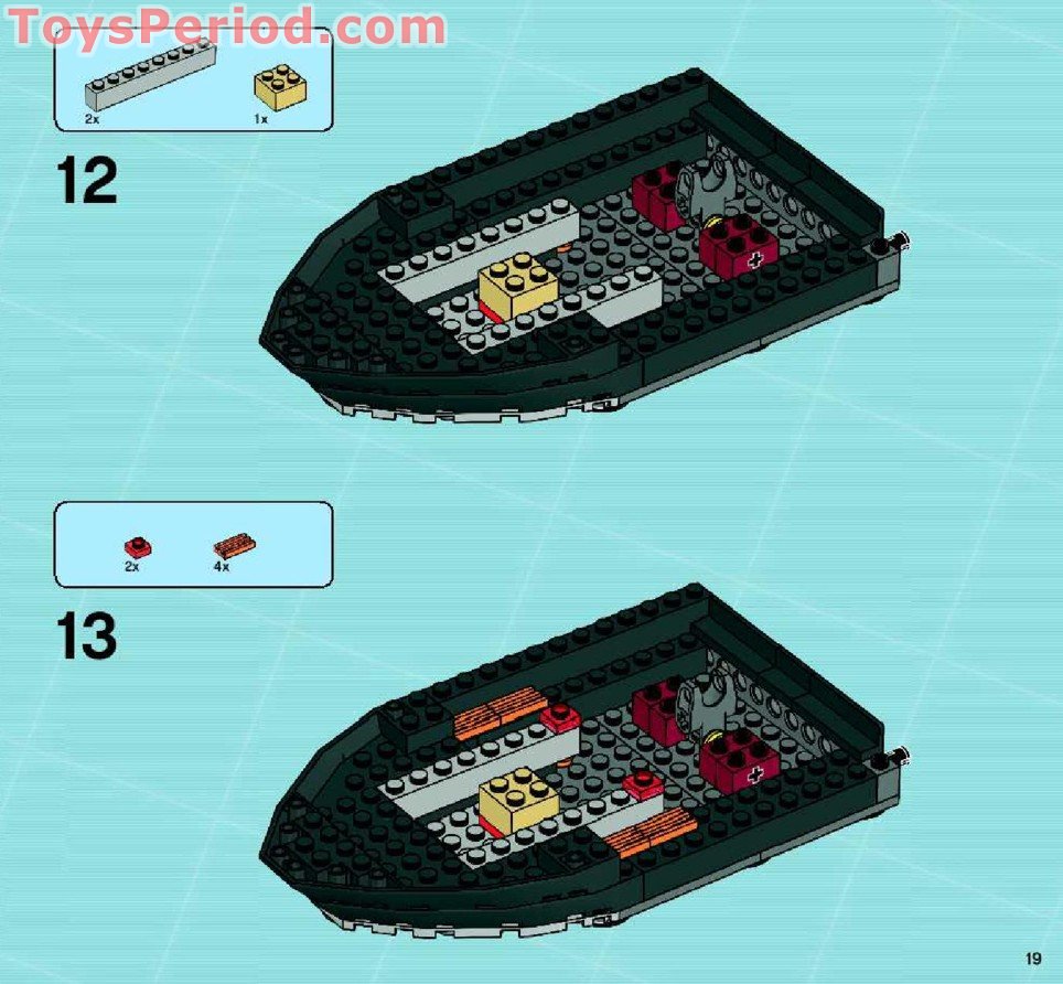 LEGO 8636 Mission 7: Deep Sea Quest Instructions and Parts List