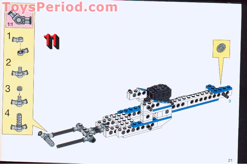 LEGO 8824 Hovercraft Instructions and Parts List