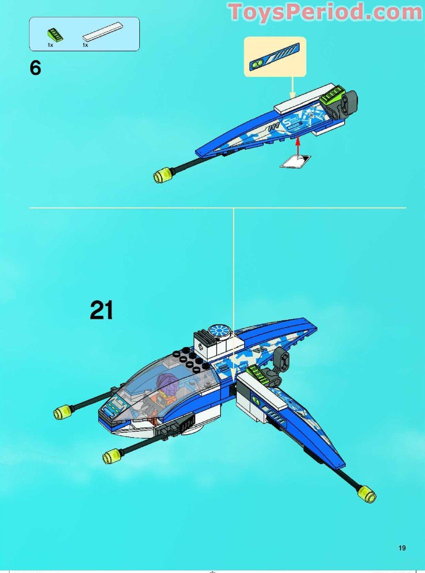 LEGO 8118 Hybrid Rescue Tank Instructions and Parts List