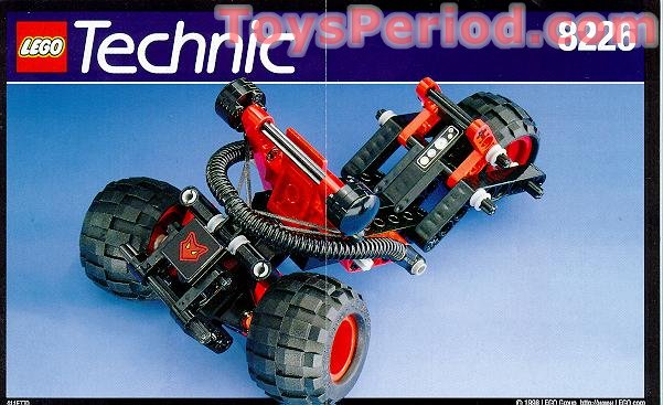 LEGO 8226 Desert Stormer Instructions and Parts List