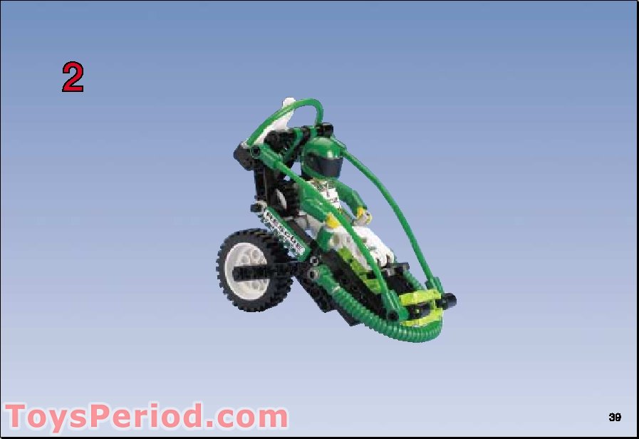 LEGO 8255 Rescue Bike Instructions and Parts List