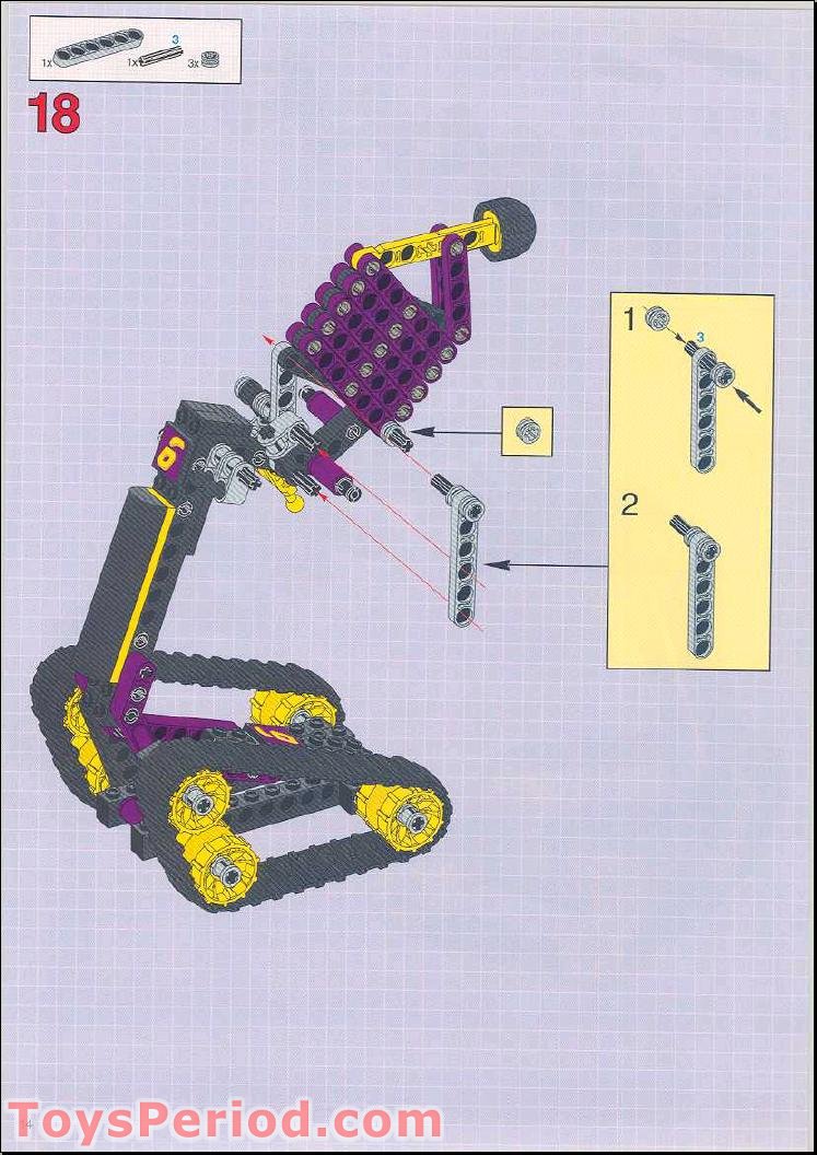 LEGO 8257 Cyber Strikers Instructions and Parts List