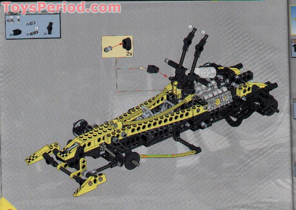 LEGO 8445 Indy Storm Instructions and Parts List