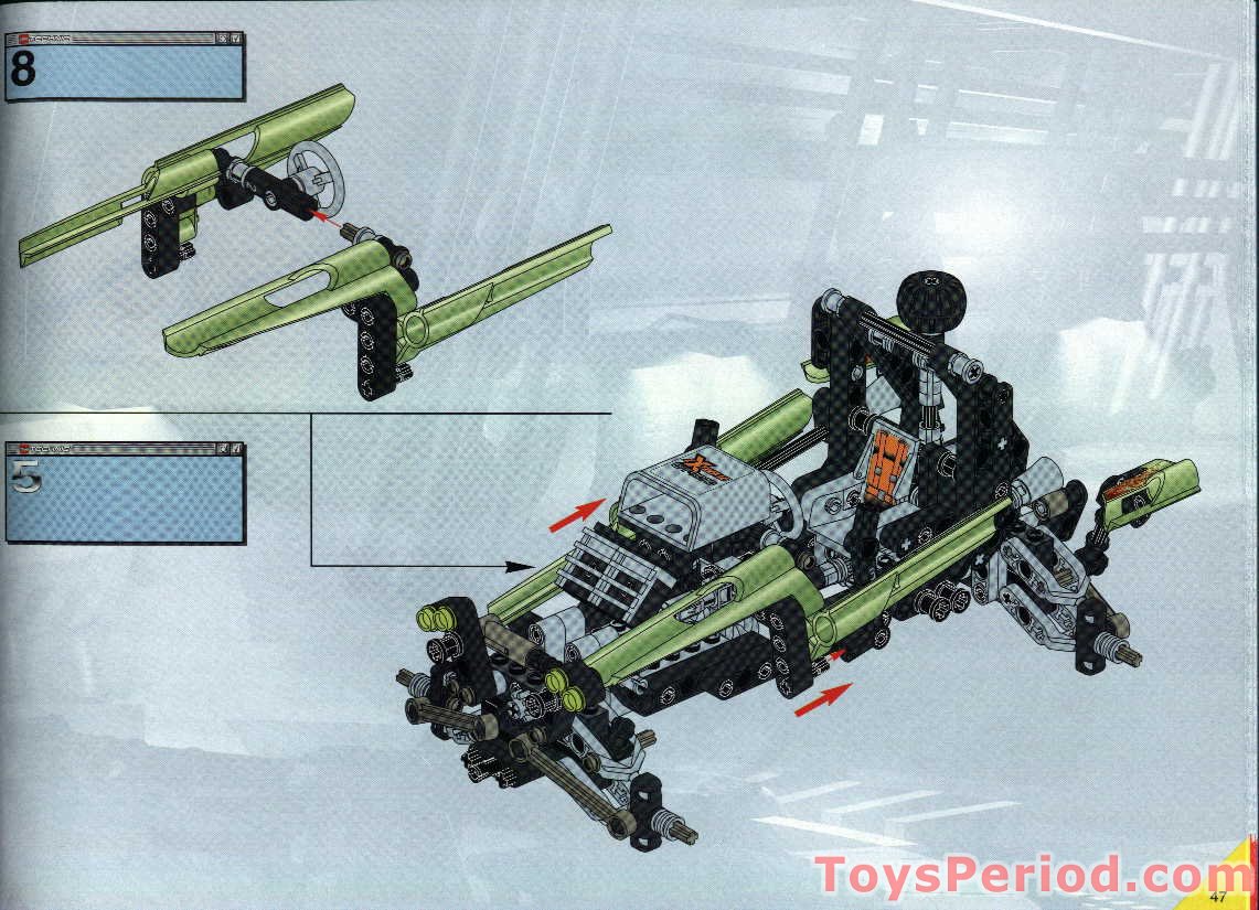 LEGO 8465 Extreme Off-Roader Instructions and Parts List