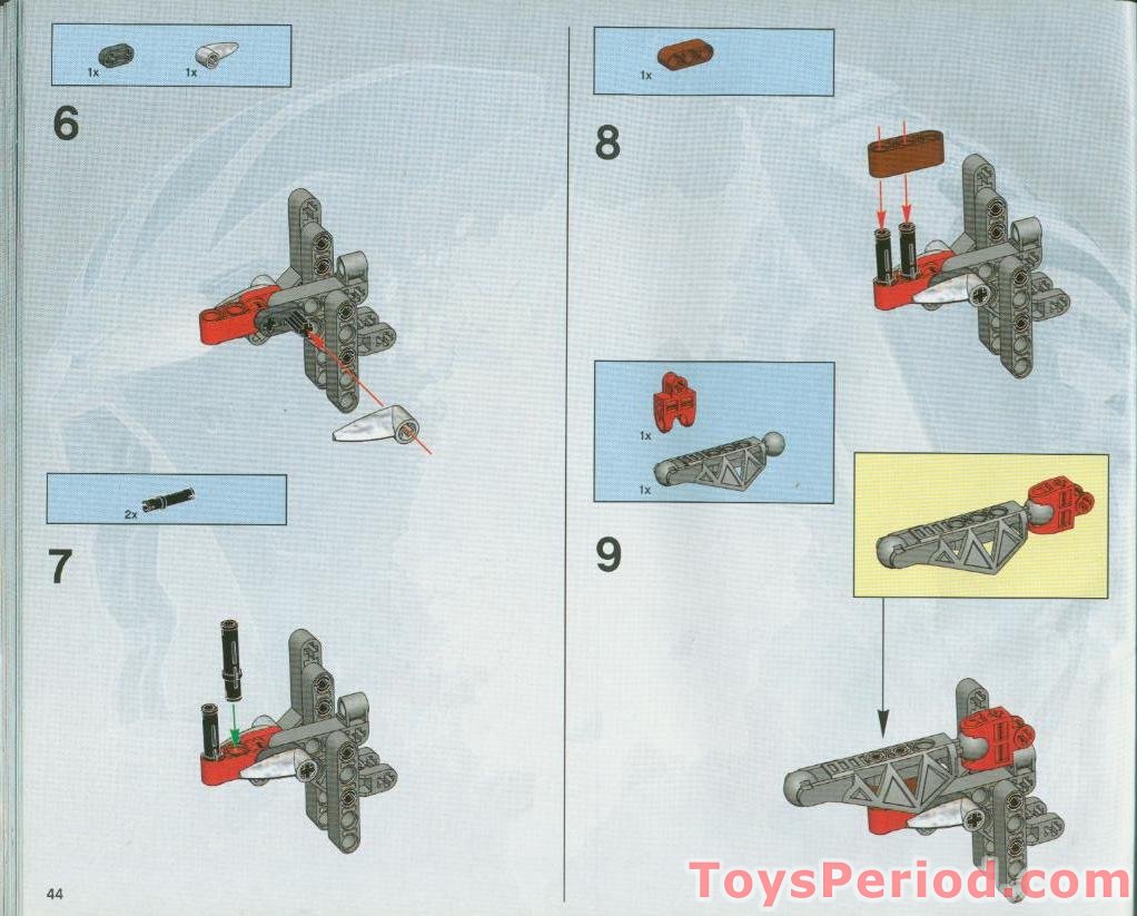 LEGO 8593 Makuta Instructions and Parts List