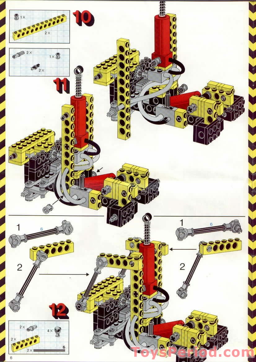 LEGO 8040 Universal Building Set Instructions and Parts List