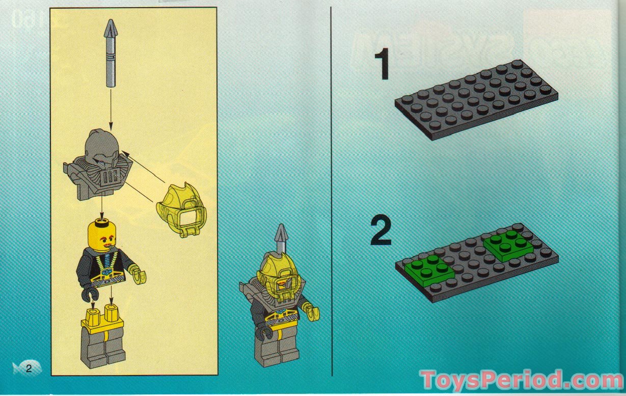 LEGO 2160 Crystal Scavenger Instructions and Parts List