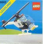 LEGO 6642 Police Helicopter Instructions and Parts List