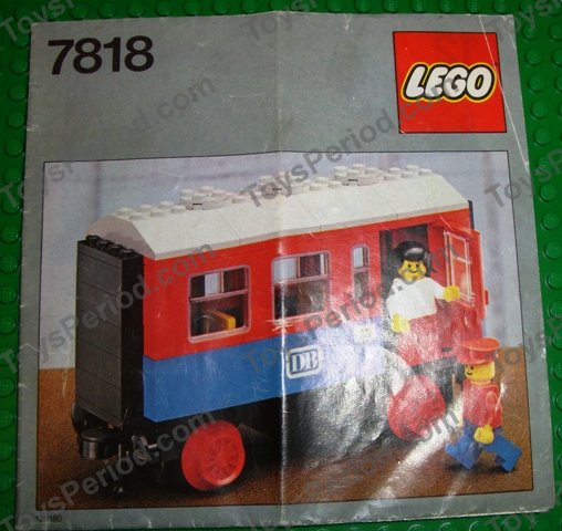 LEGO 7818 Passenger Coach Instructions and Parts List