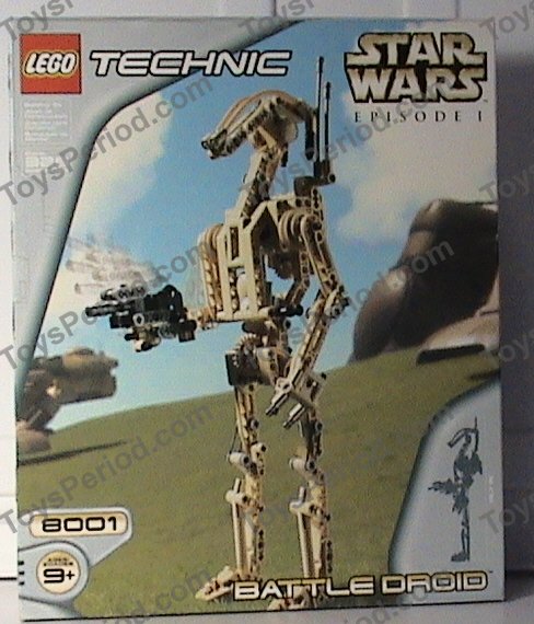 LEGO 8001 Battle Droid Instructions and Parts List