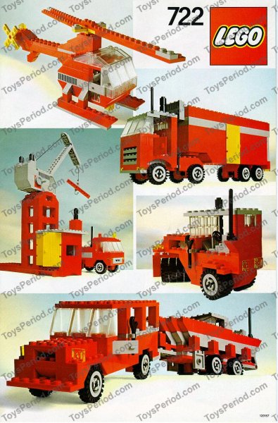 Lego 722 1 Universal Building Set Instructions And Parts List