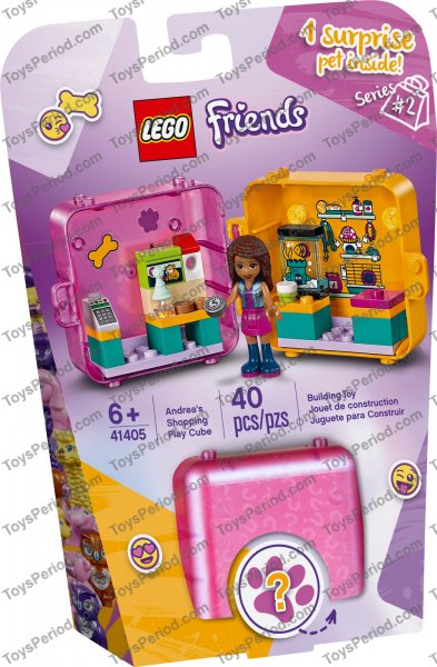 LEGO 41405 Andrea's Shopping Play Cube Set Parts List
