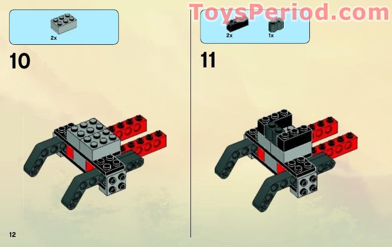 LEGO 70501 Warrior Bike Instructions and Parts List
