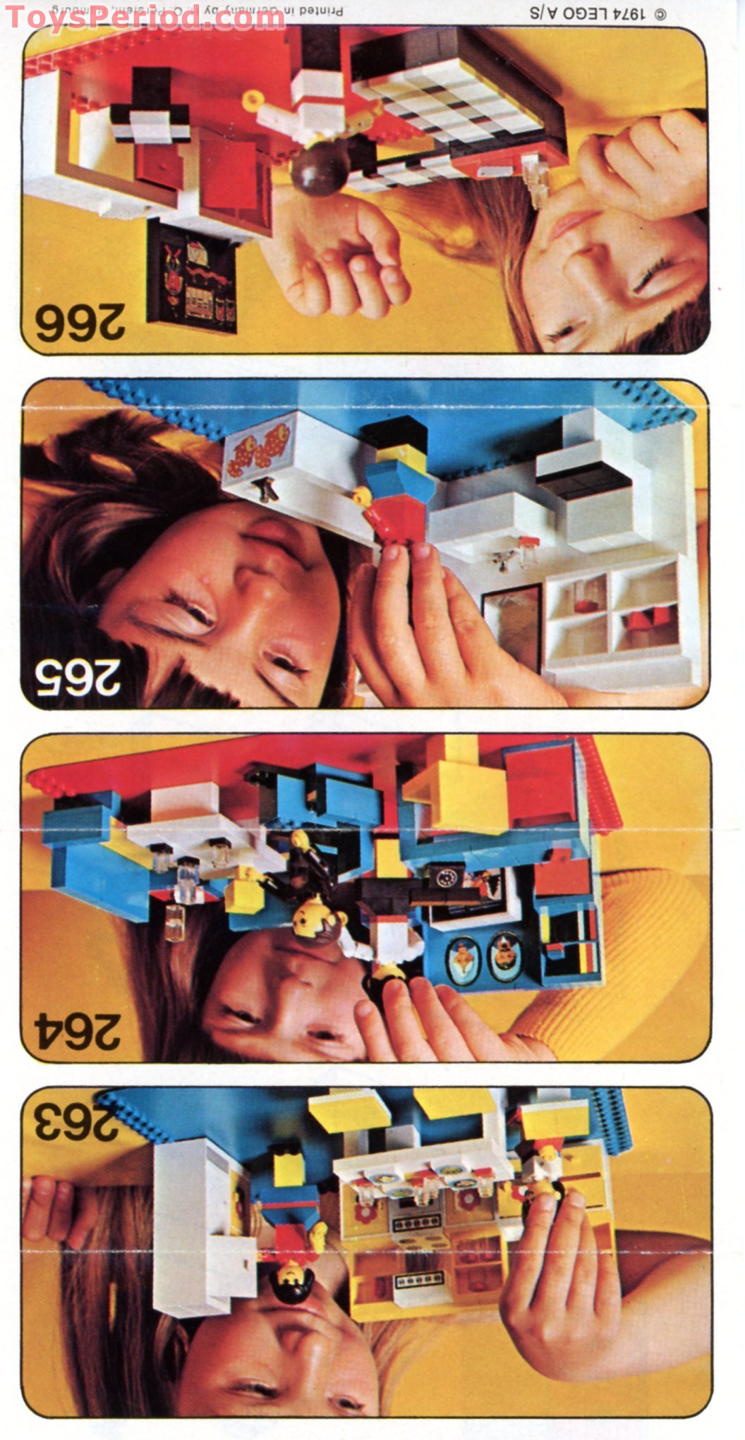 LEGO 295 Secretary's Desk Instructions and Parts List