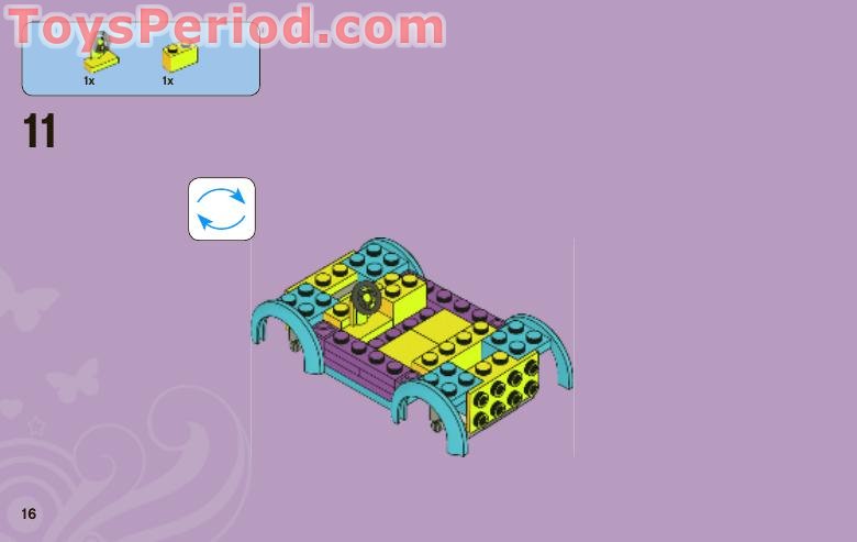 LEGO 3183 Stephanie's Cool Convertible Instructions and Parts List