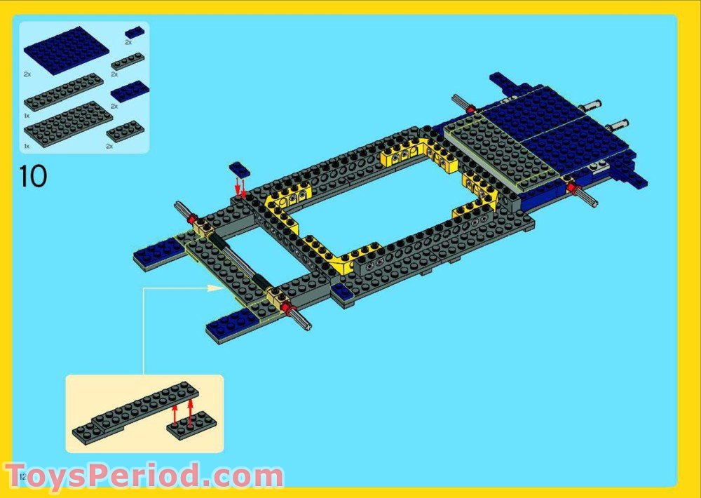 LEGO 10187 Volkswagen Beetle (VW Beetle) Instructions and Parts List