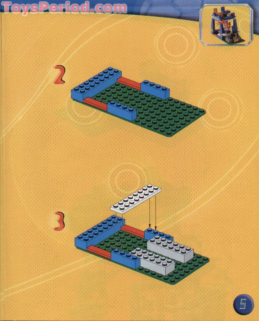 LEGO 3408 Super Sports Coverage Instructions and Parts List