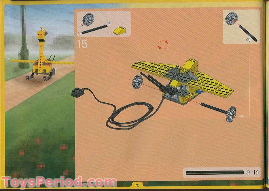 LEGO 4094 Motor Movers Instructions and Parts List