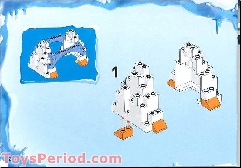 LEGO 4579 Ice Ramp Racers Instructions and Parts List