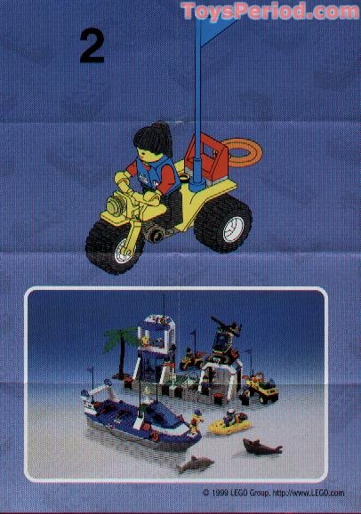 LEGO 6435 Coast Guard Hq Instructions and Parts List