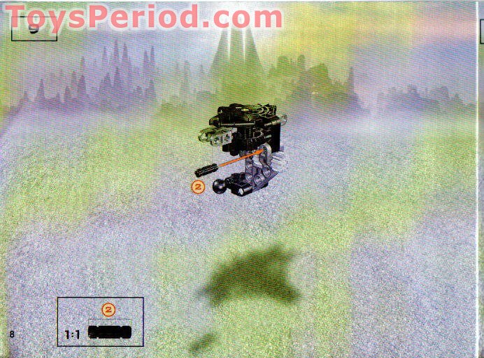 LEGO 8618-1 Vahki Rorzakh Instructions and Parts List