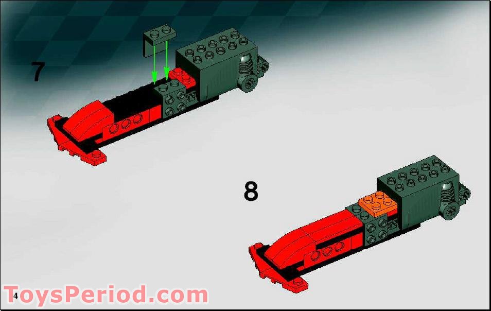 LEGO 8667 Action Wheelie Instructions and Parts List