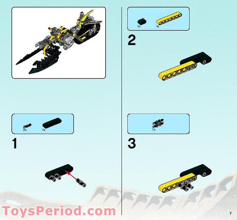 LEGO 8992 Cendox V1 Instructions and Parts List