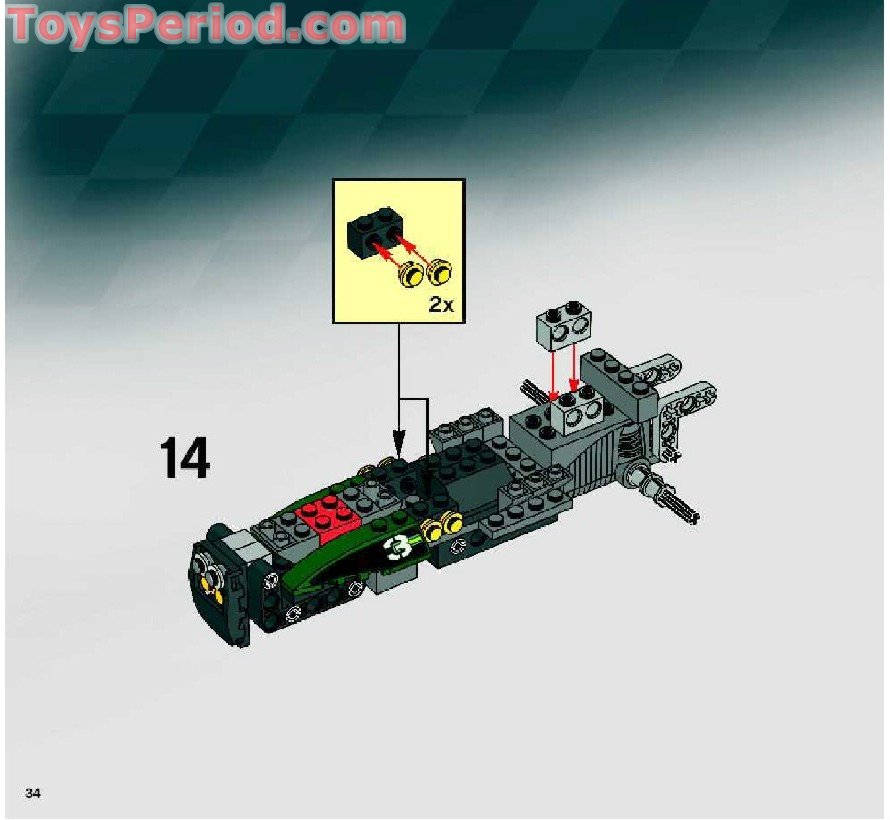 LEGO 8141 Off Road Power Instructions and Parts List