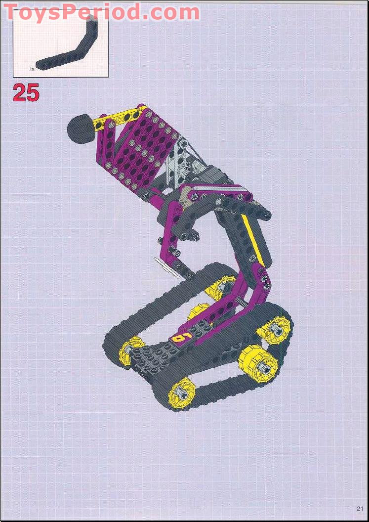 LEGO 8257 Cyber Strikers Instructions and Parts List