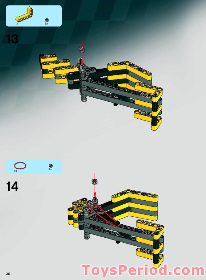 LEGO 8496 Desert Hammer Instructions and Parts List