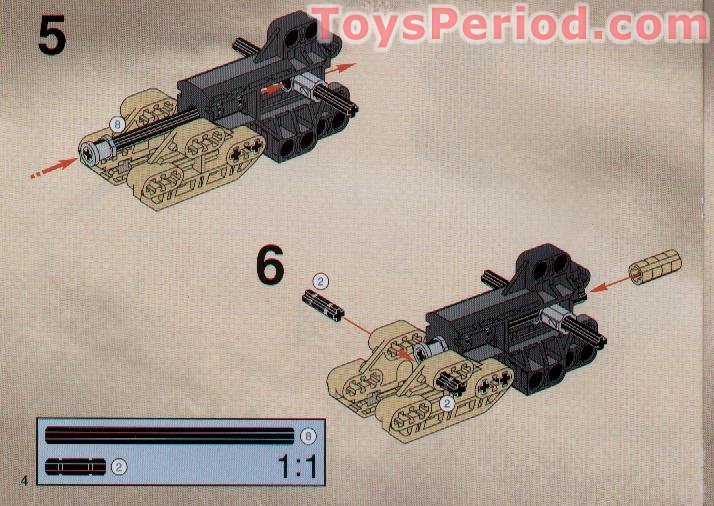 LEGO 8513 Dust Instructions and Parts List