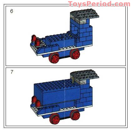 LEGO 112-2 Locomotive with Motor Instructions and Parts List