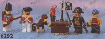 LEGO 6252 Sea Mates Set Parts List