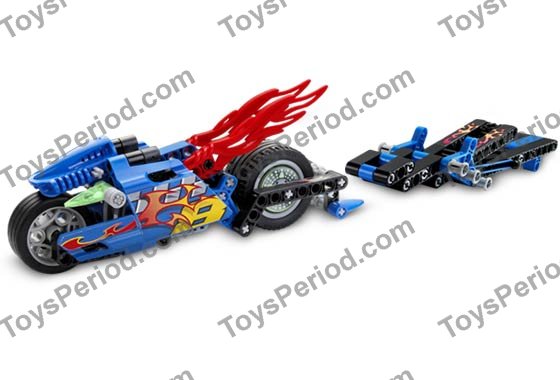 LEGO 8646 Speed Slammer Bike Instructions and Parts List