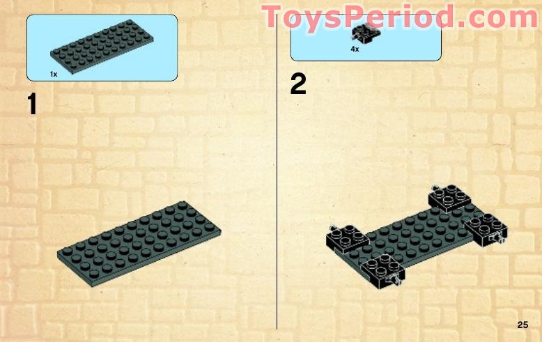 LEGO 70401 Gold Getaway Instructions and Parts List
