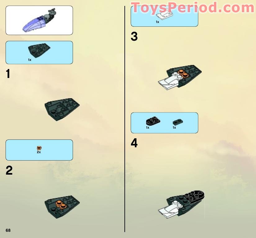 LEGO 9443 Rattlecopter Instructions and Parts List