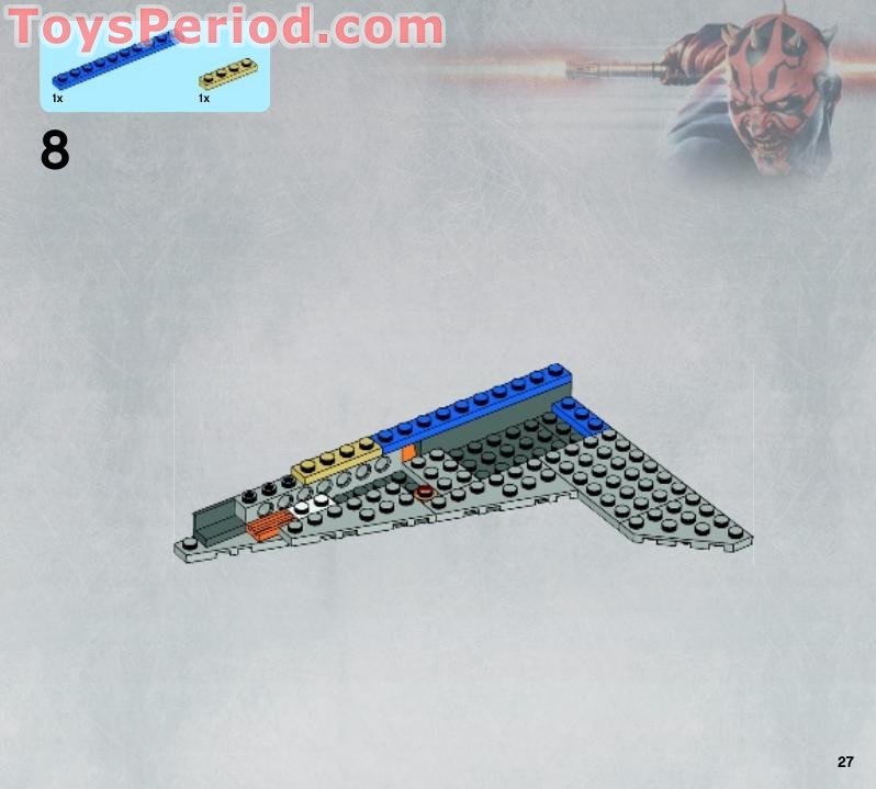 LEGO 9499 Gungan Sub Instructions and Parts List