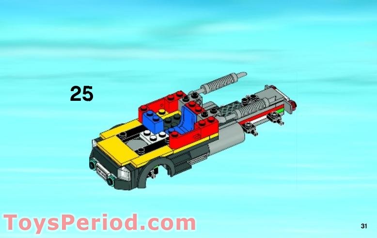 LEGO 4430 Fire Transporter Instructions and Parts List
