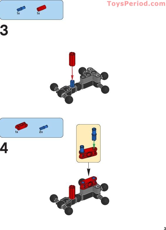 LEGO 44002 Rocka Instructions and Parts List