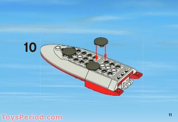 LEGO 4641 Speed Boat Instructions and Parts List
