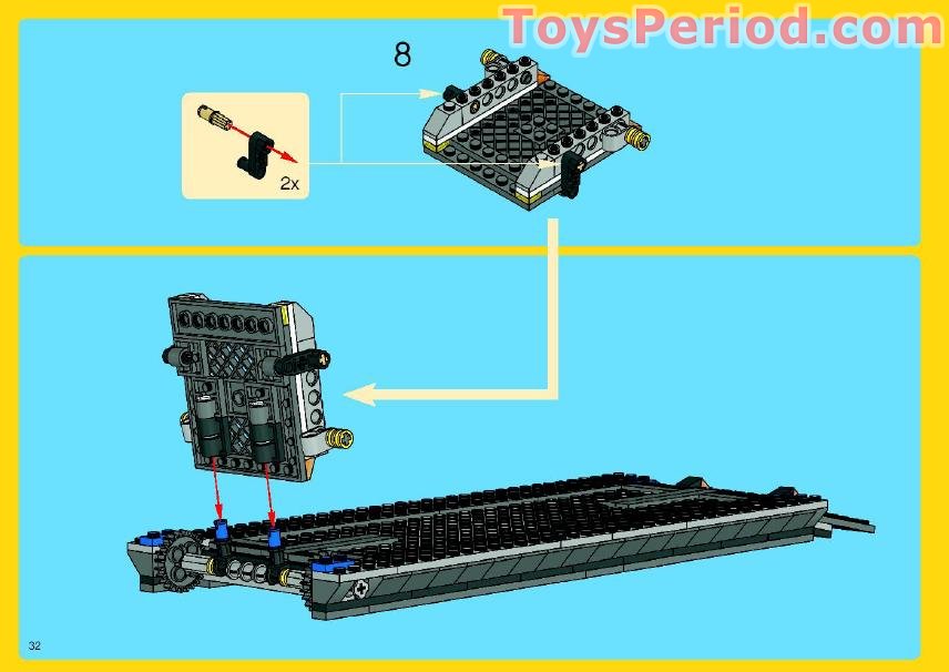 LEGO 4997 Transport Ferry Instructions and Parts List