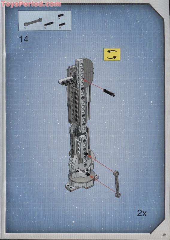 LEGO 4483-1 AT-AT, Black Box Instructions and Parts List