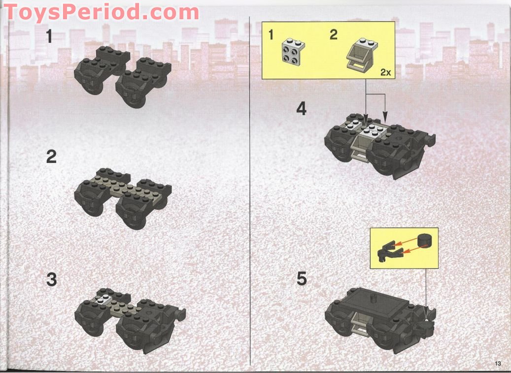 LEGO 4512 Cargo Train Instructions and Parts List