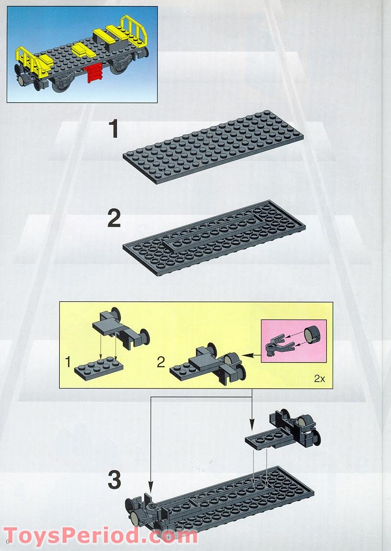 LEGO 4552 Cargo Crane Instructions and Parts List