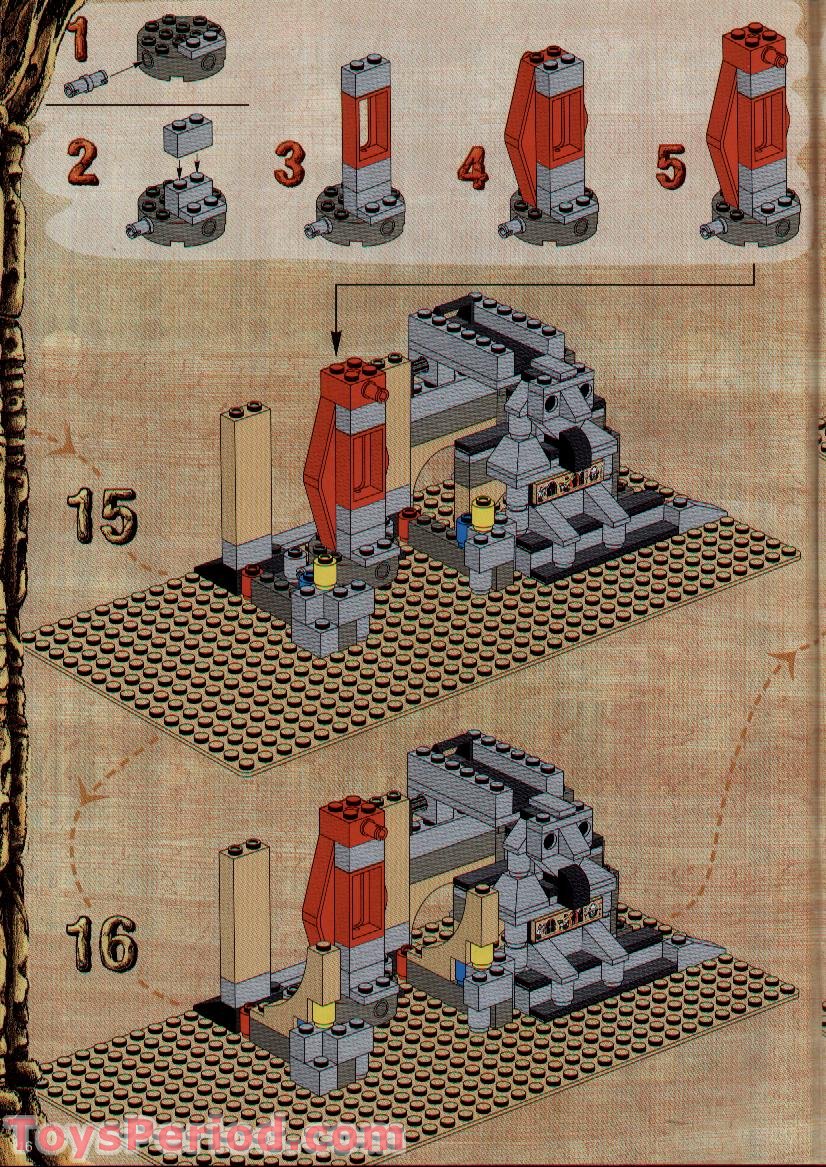 LEGO 5958 Mummy's Tomb Instructions and Parts List