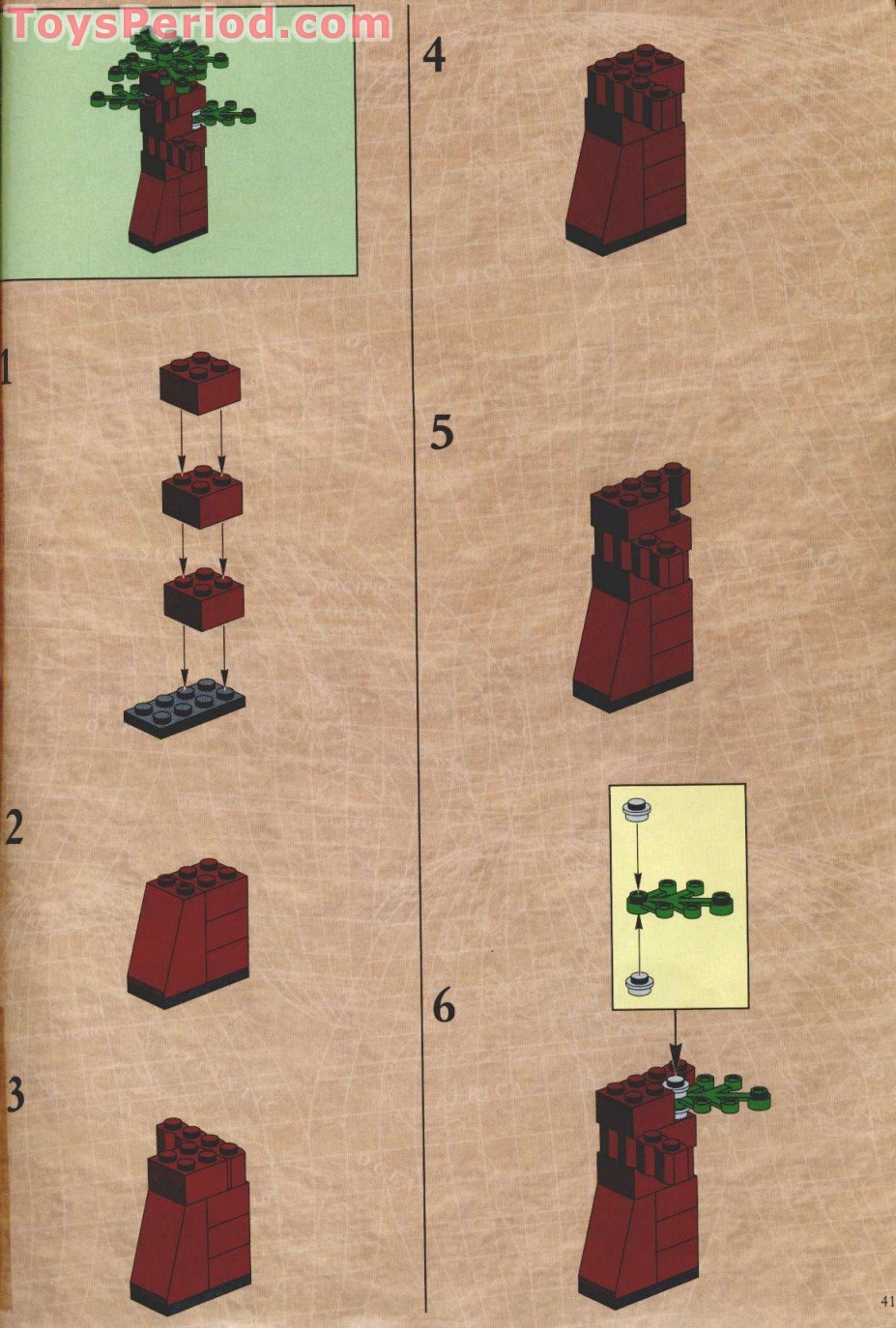 LEGO 5987 Dino Research Compound Instructions and Parts List
