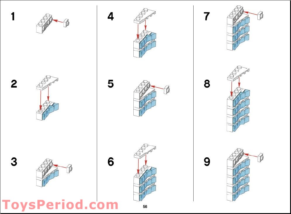 LEGO 5526 Skyline Instructions and Parts List