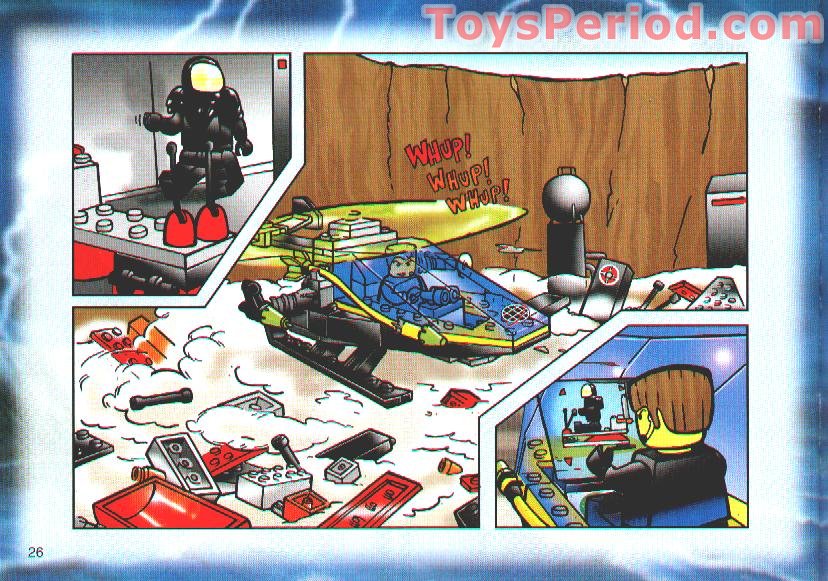 LEGO 6773 Alpha Team Helicopter Instructions and Parts List